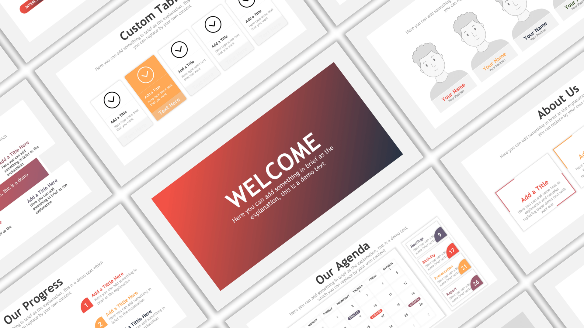 Cool Google Slides Business Presentation Template - PowerPoint School