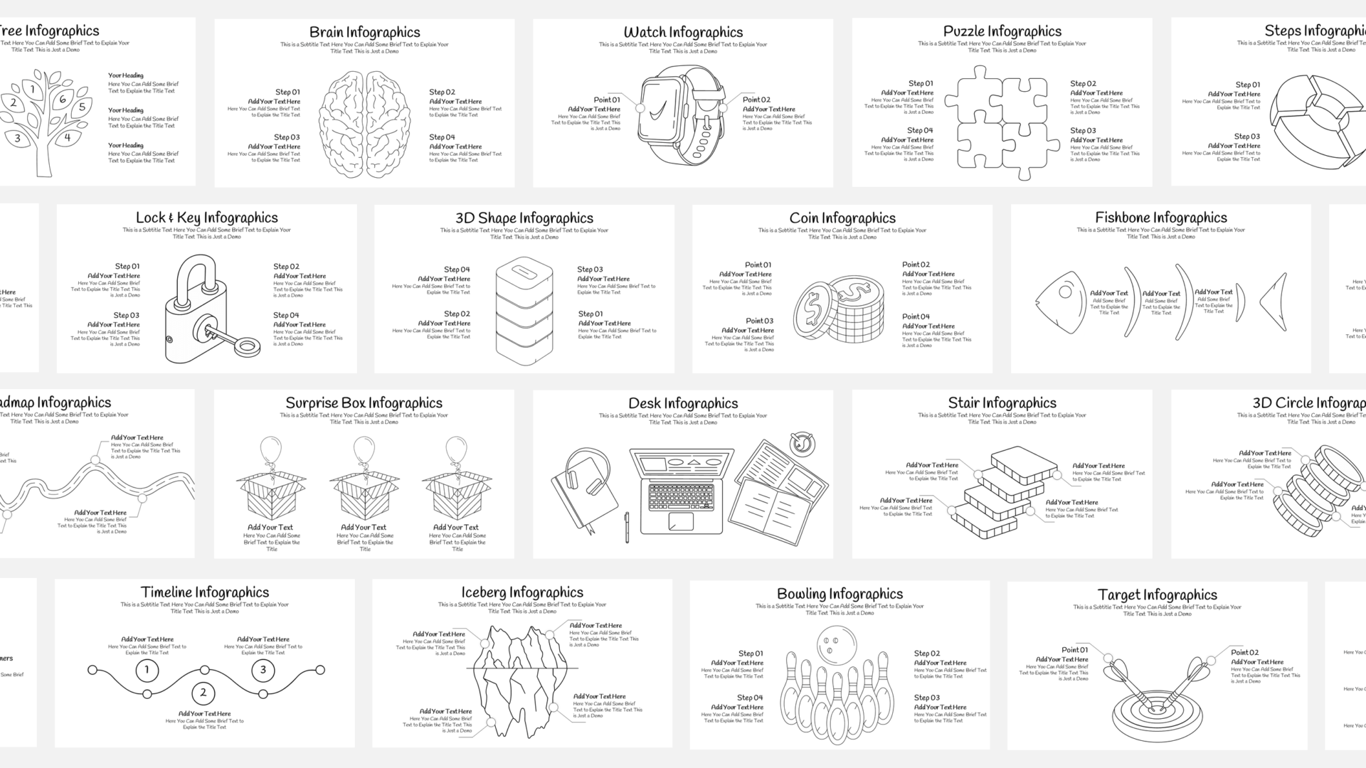 Premium Animated Doodle Infographics Presentation Slides - PowerPoint ...