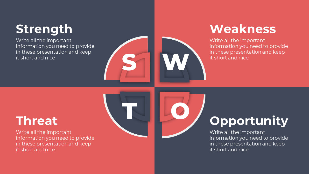 Personal SWOT PowerPoint Template Lupon gov ph