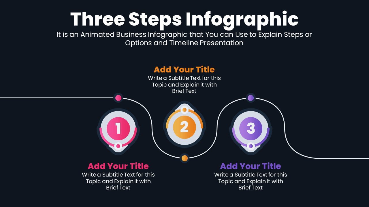 Free Animated PowerPoint Creative Timeline Infographic Template
