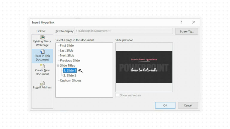 How to Insert Hyperlink in PowerPoint - PowerPoint School