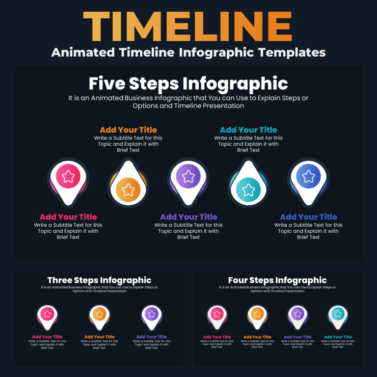 5 Steps Infographic Template for PowerPoint and Google Slides