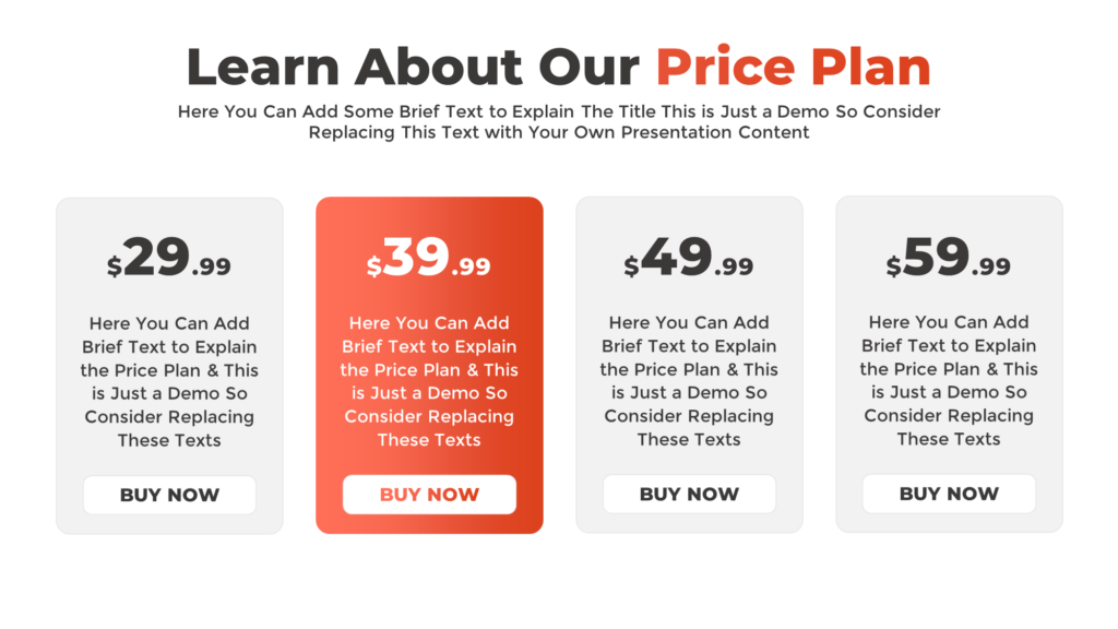 Pricing Layout Template for PowerPoint and Google Slides - PowerPoint ...