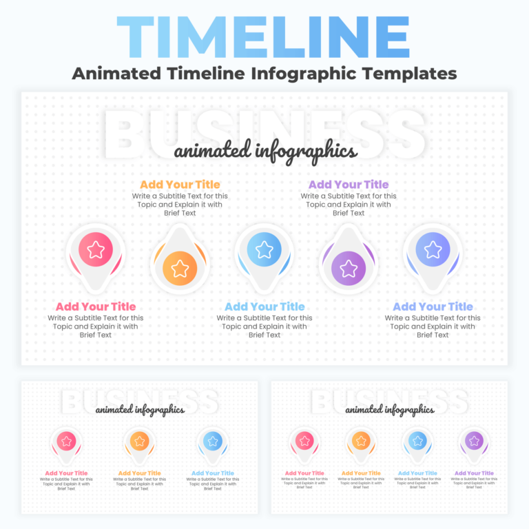 5 Steps Infographic Template For Powerpoint And Google Slides