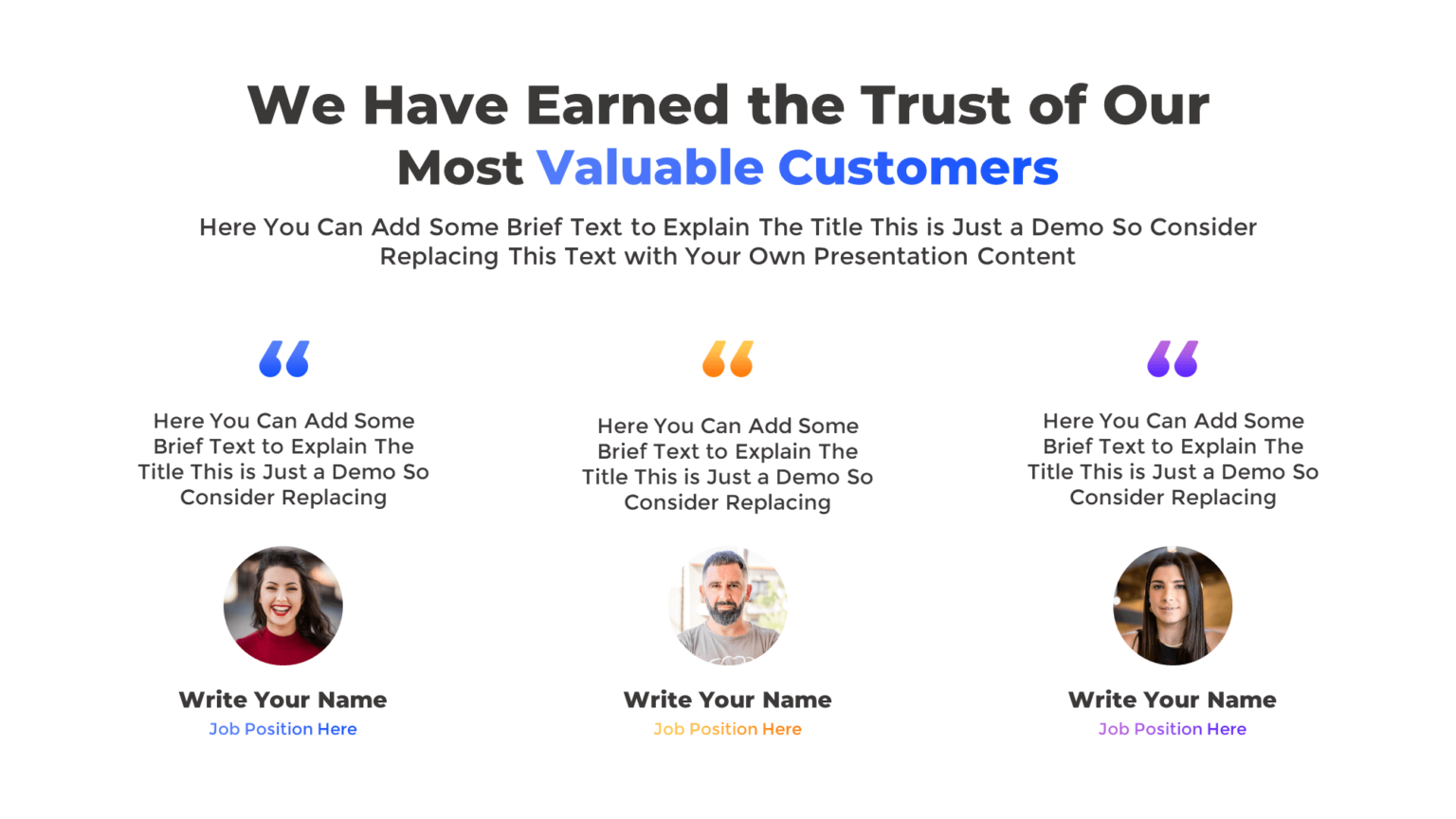 Free Customer Review Template for PowerPoint & Google Slides