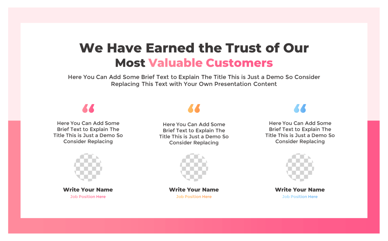 Customer Testimonial Template for PowerPoint and Google Slides ...