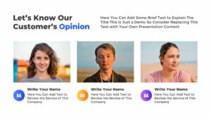 Customer Testimonials Templates for PowerPoint & Google Slides