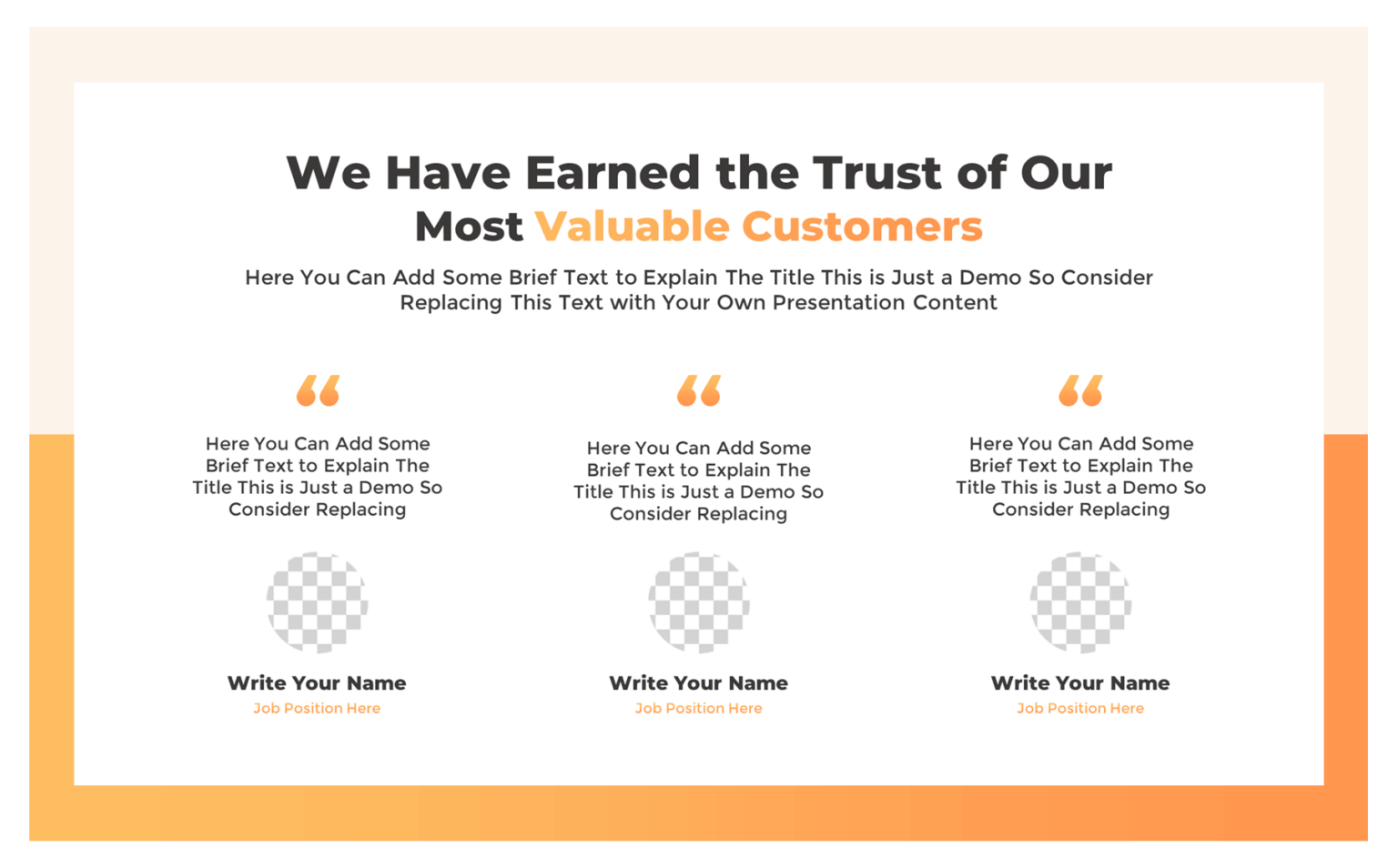Customer Testimonial Template for PowerPoint and Google Slides ...