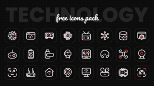 Technology Icons Set for PowerPoint, and Google Slides - PowerPoint School