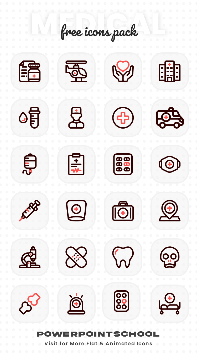 Medical Icons for PowerPoint, Google Slides, and Adobe Illustrator