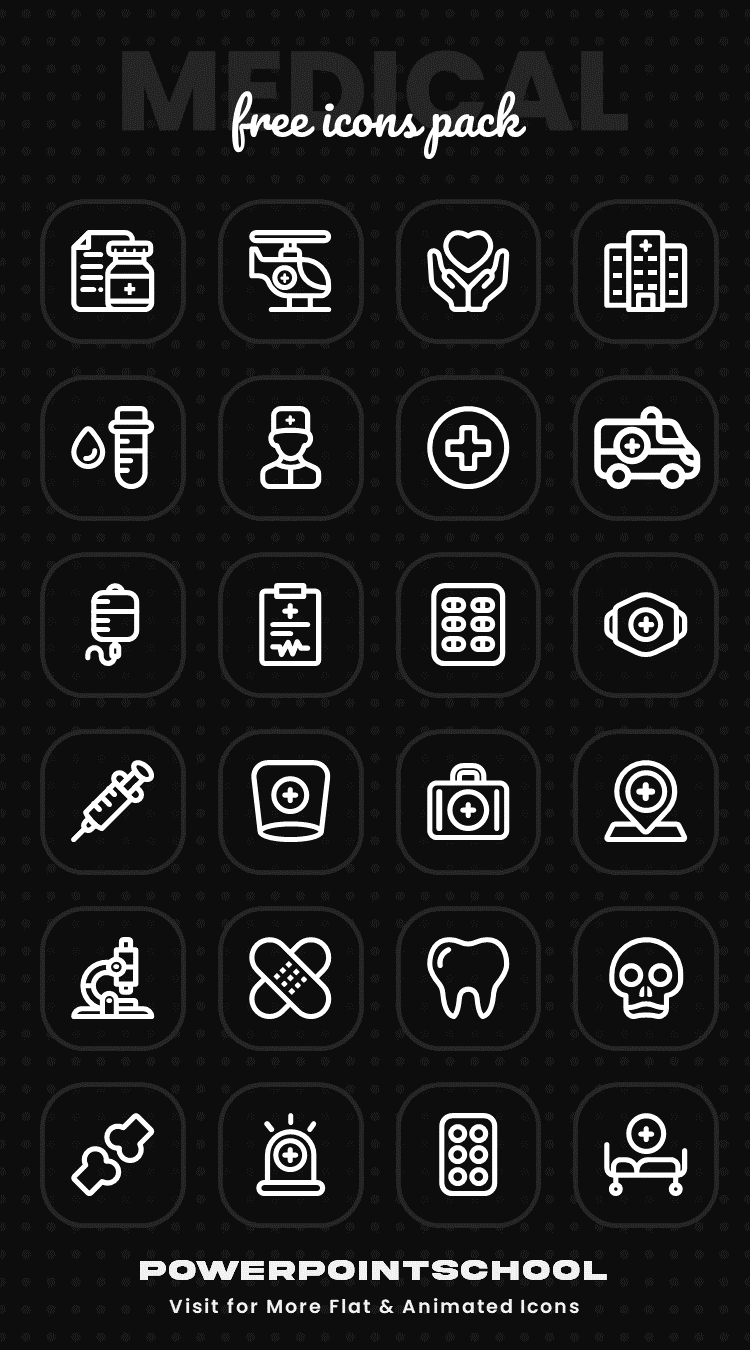 Medical Icons for PowerPoint, Google Slides, and Adobe Illustrator
