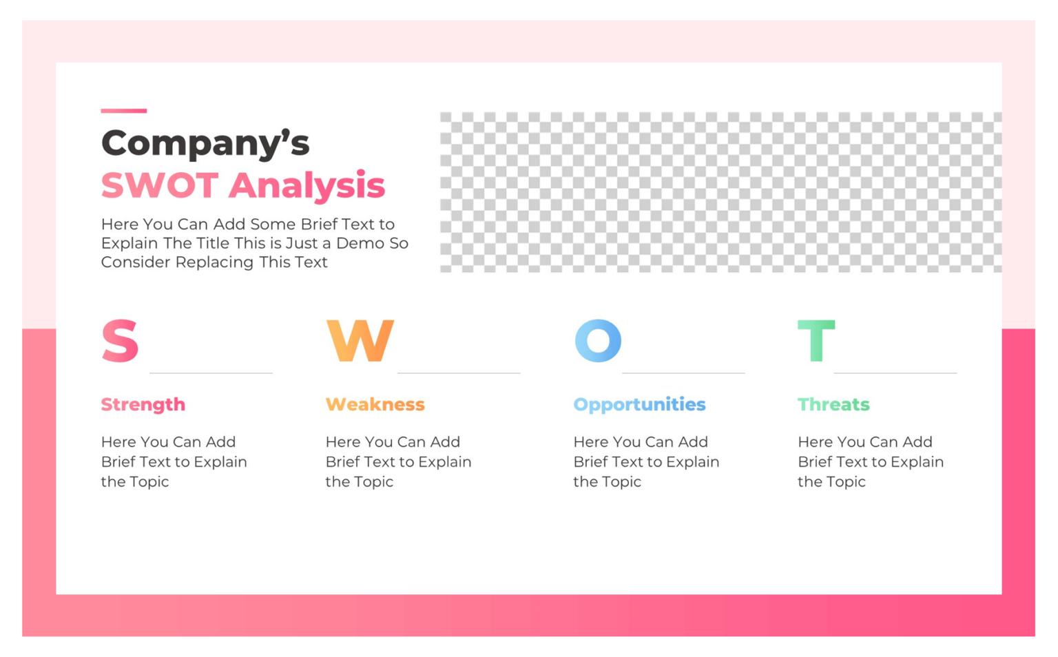 Free SWOT Matrix Diagram for PowerPoint and Google Slides