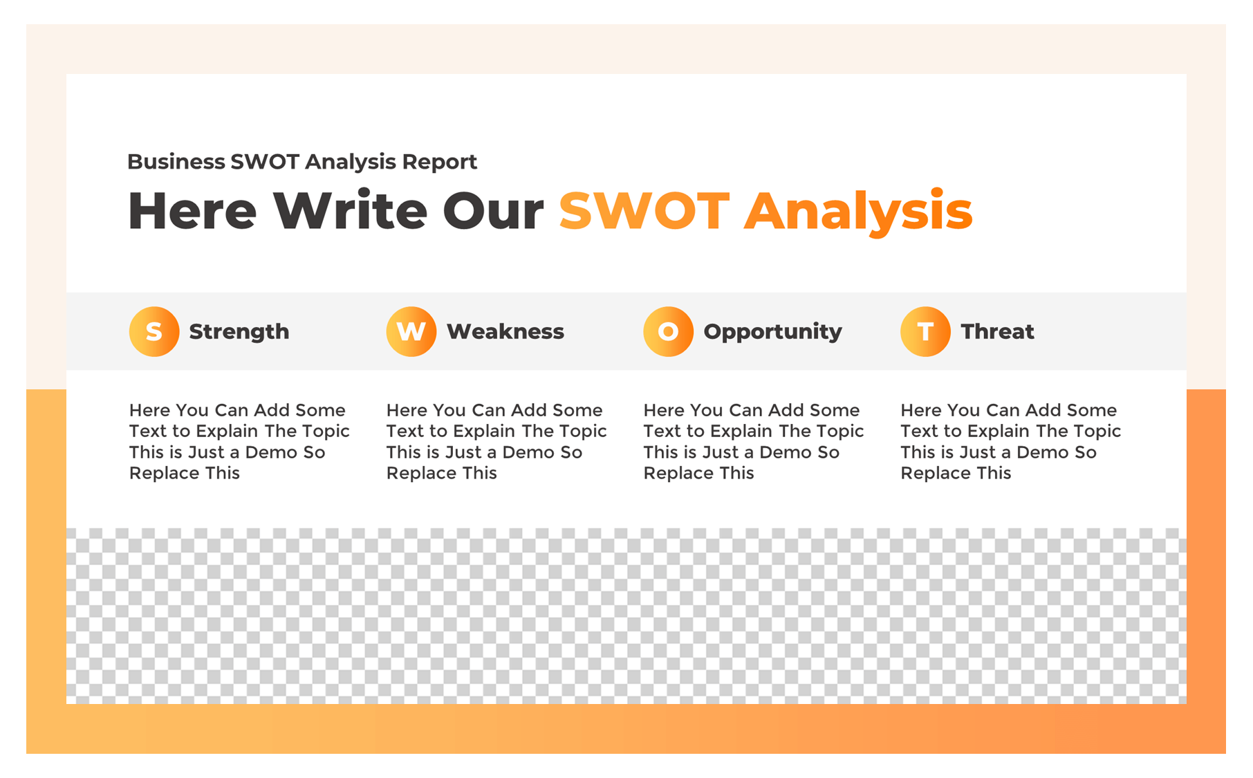 Business SWOT Analysis for PowerPoint and Google Slides