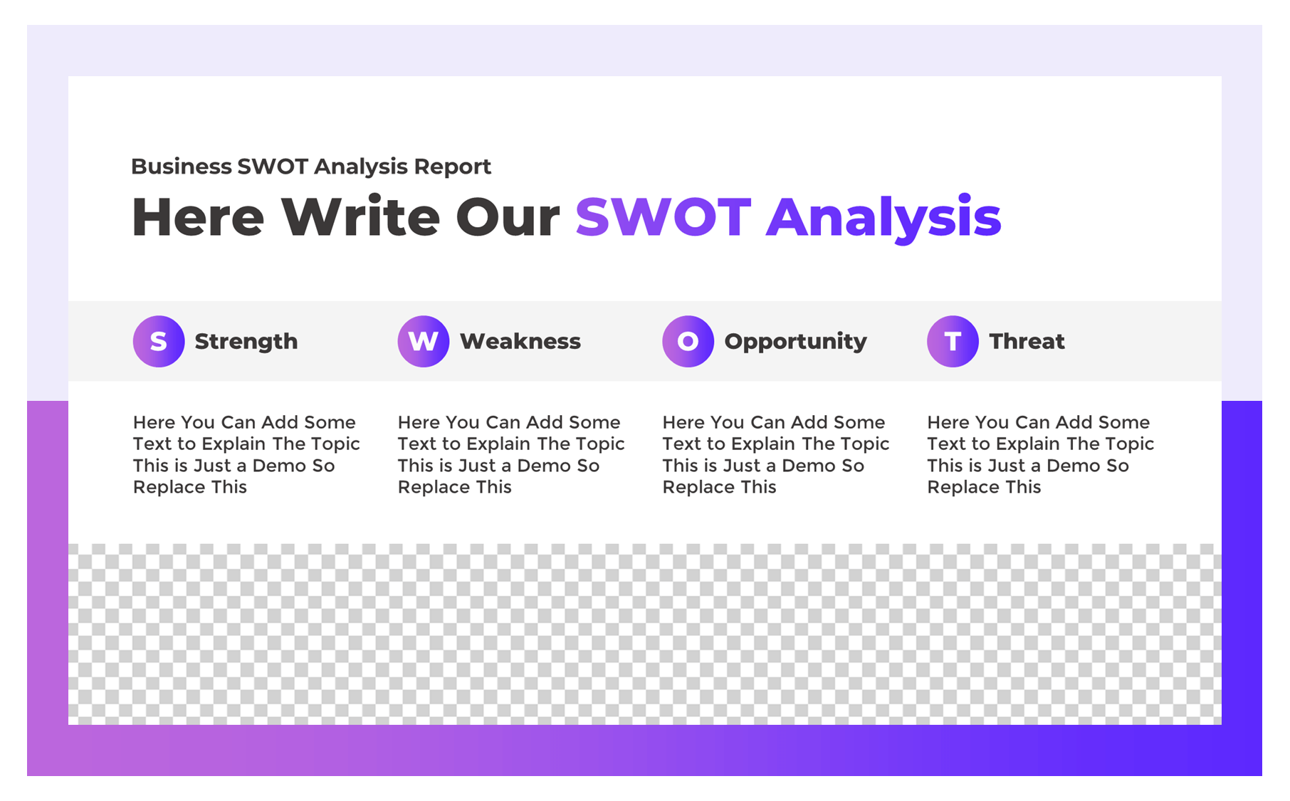 Business SWOT Analysis for PowerPoint and Google Slides