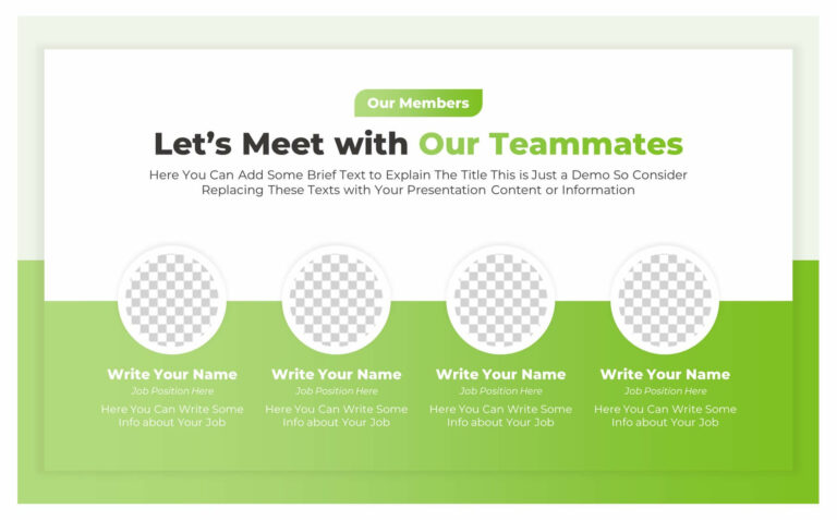 Free Team Introduction Slide for PowerPoint and Google Slides