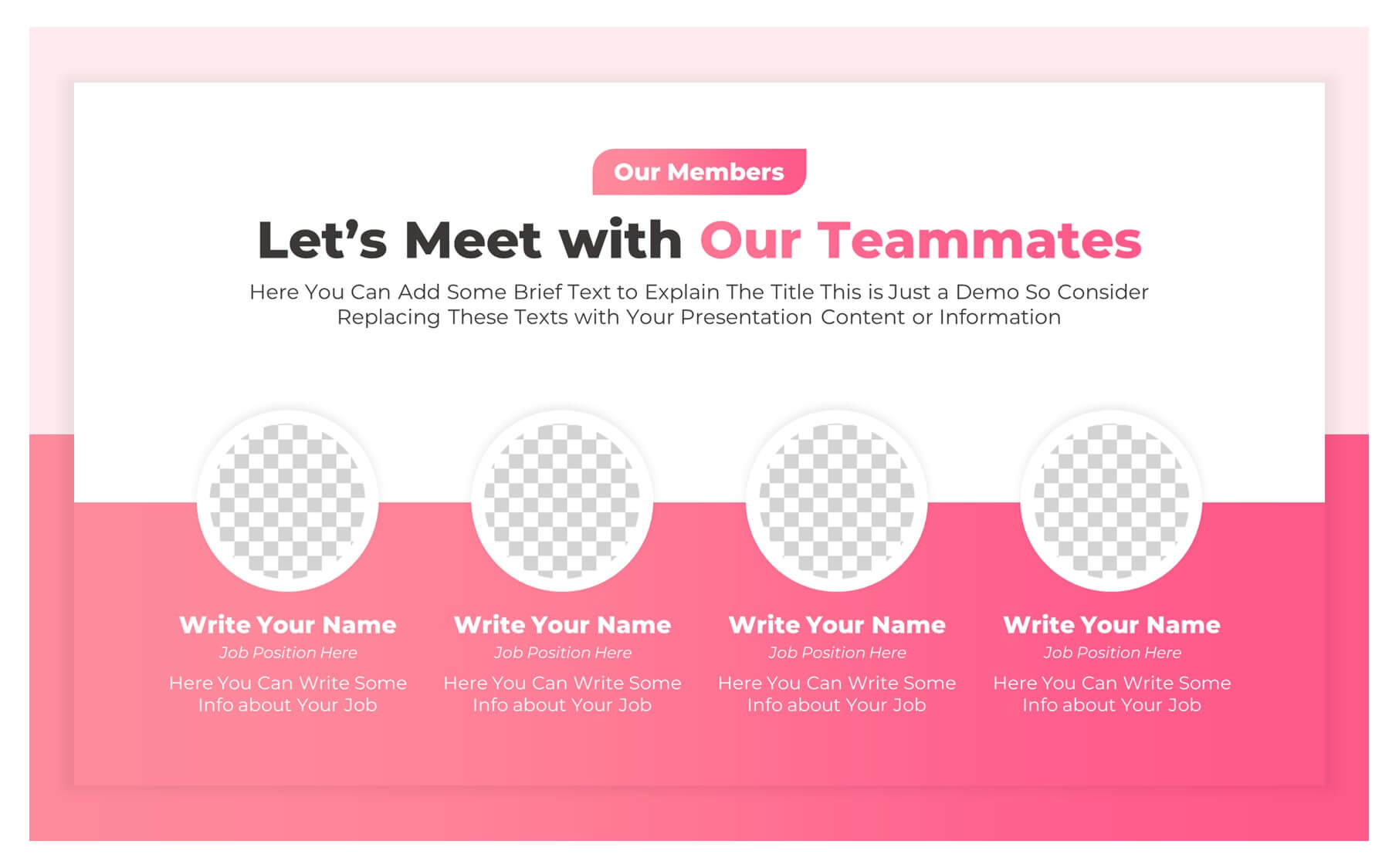 Free Team Introduction Slide for PowerPoint and Google Slides