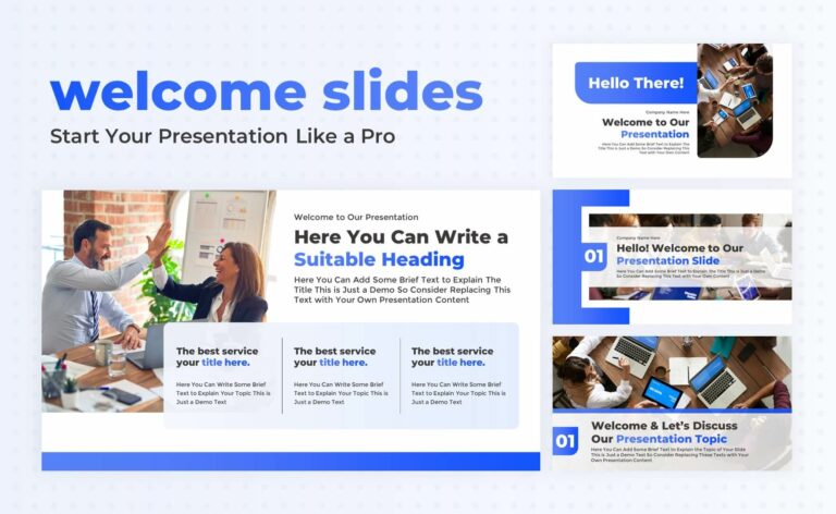 PowerPoint Company Overview Slide Template - PowerPoint School PowerPoint Company Overview Slide Template - PowerPoint School
