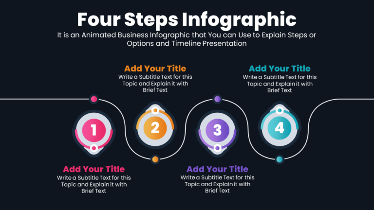 Multiple Steps PowerPoint Interactive Timeline Slide Templates