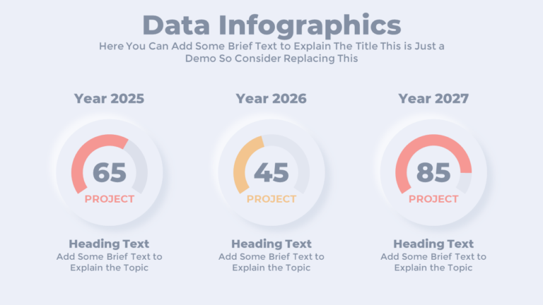 Free PowerPoint Infographic Progress Pie Chart Template