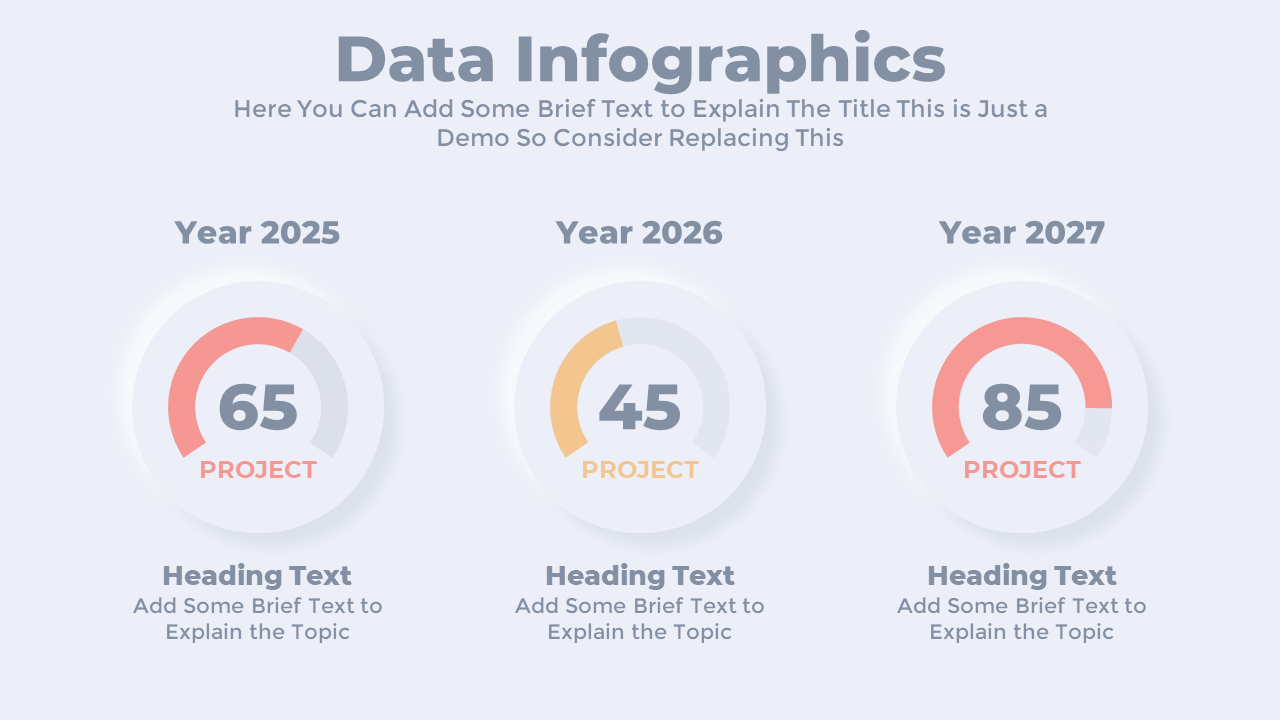 Free PowerPoint Infographic Progress Pie Chart Template