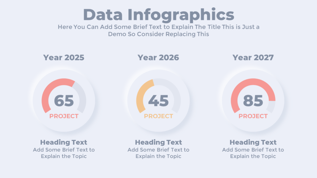 Free PowerPoint Donut Progress Chart Template - PowerPoint School
