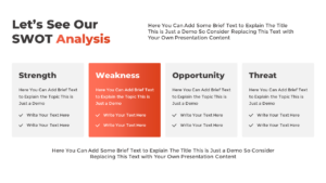 Free Google Slides & PowerPoint SWOT Presentation Template