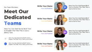 Free Meet the Team Slides for PowerPoint and Google Slides