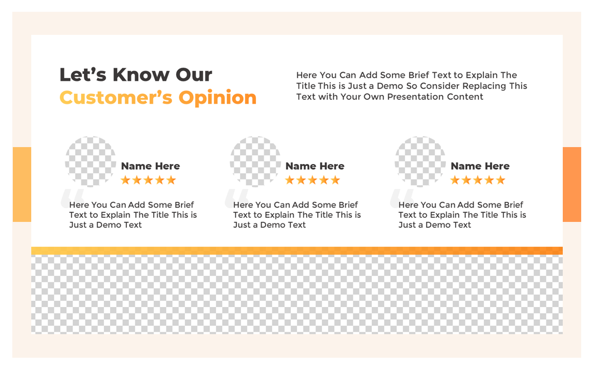 Free Customer Reviews and Testimonials for PowerPoint