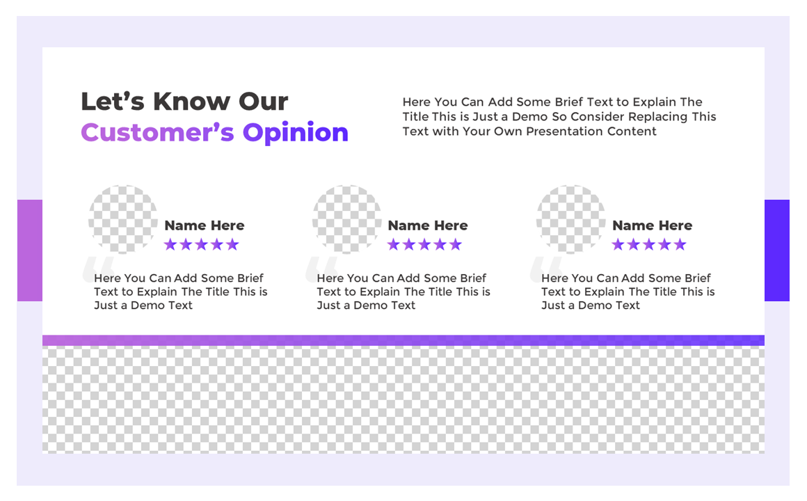 Free Customer Reviews and Testimonials for PowerPoint