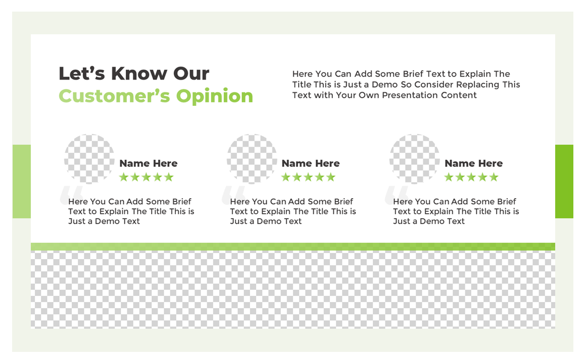 Free Customer Reviews and Testimonials for PowerPoint