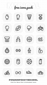 24 Free Sports Icons for PowerPoint, Google Slides, & Illustrator