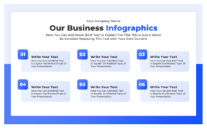 Free 6 Step Process Infographic for PowerPoint and Google Slides
