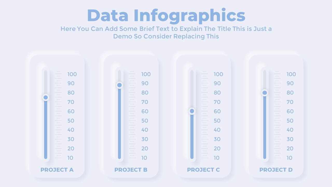 Free PowerPoint Infographic Data Measurement Chart Template