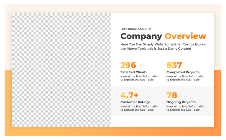 Free PowerPoint About Us or Information Page Template