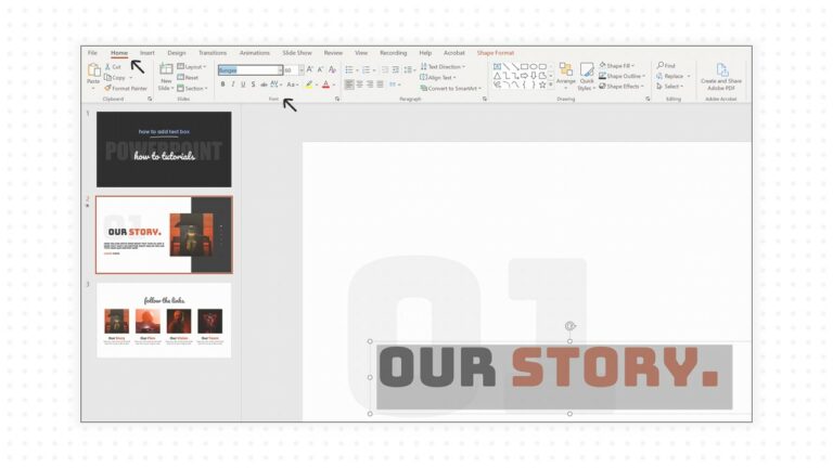 How to Insert Text Box in PowerPoint Presentation Slide