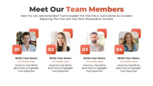 Team Members Slide for PowerPoint & Google Slides Presentation