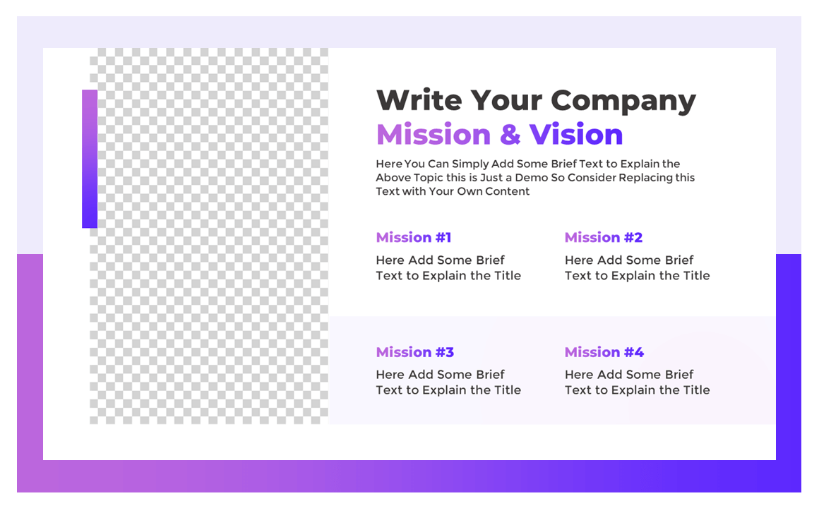 Free Mission and Vision Slide for PowerPoint Presentations