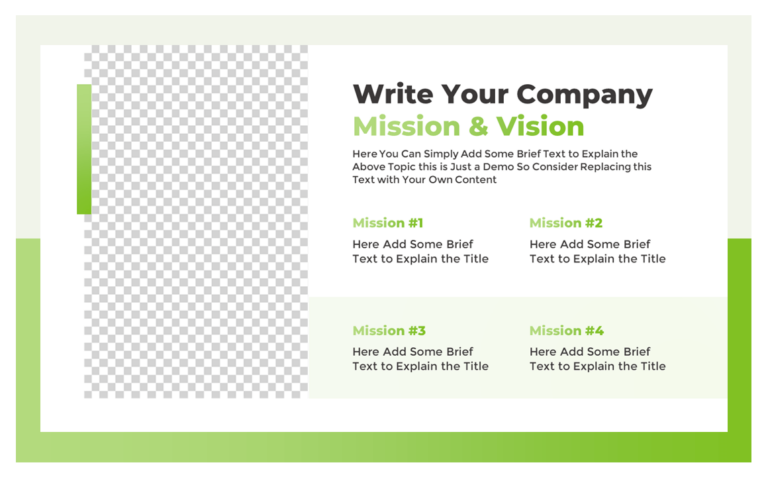 Free Mission and Vision Slide for PowerPoint Presentations
