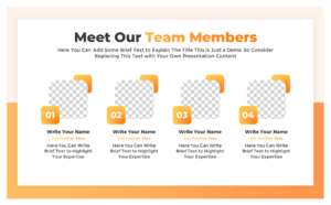 Team Members Slide for PowerPoint & Google Slides Presentation