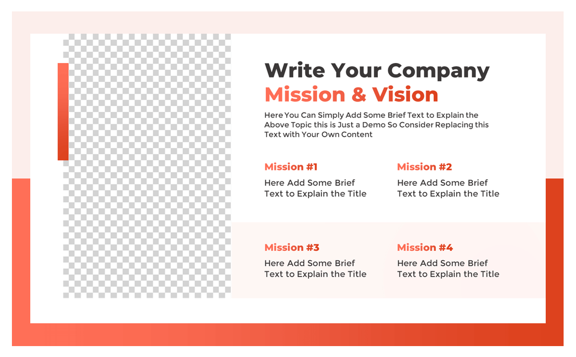 Free Mission and Vision Slide for PowerPoint Presentations