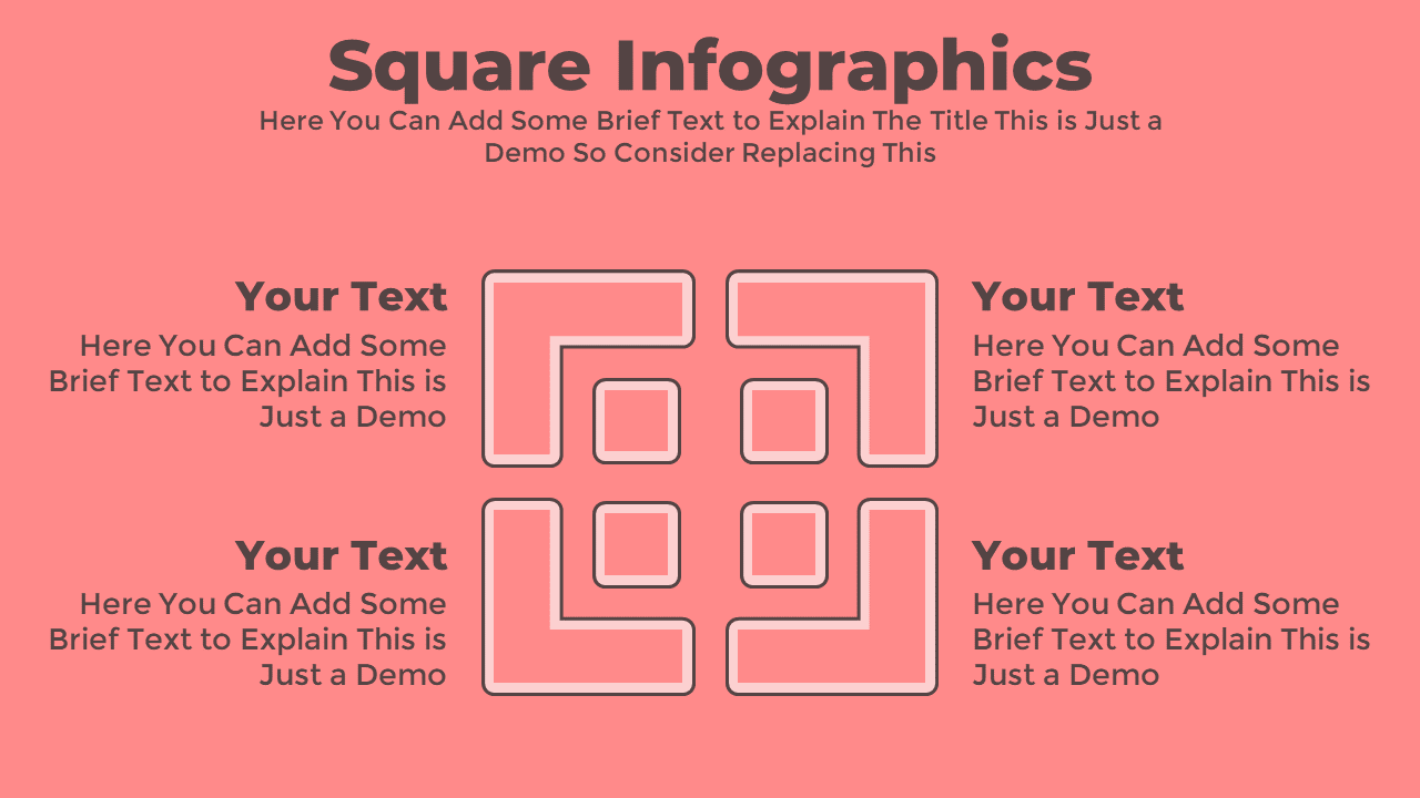 Free 4 Step Process Infographic Template For Powerpoint