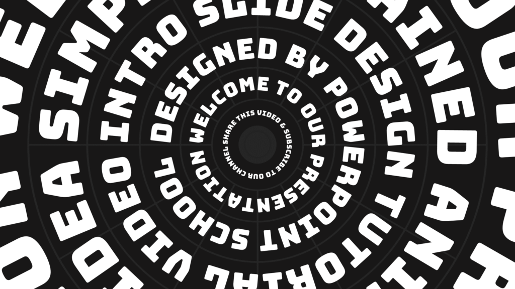 Free PowerPoint Animated Intro Slide Template