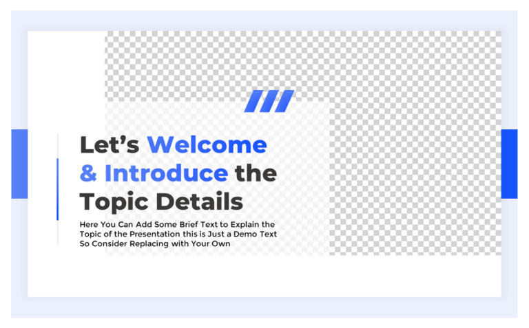 Free Topic Introduction Slide for PowerPoint Presentation