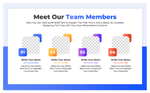 Team Members Slide for PowerPoint & Google Slides Presentation