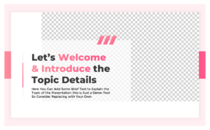 Free Topic Introduction Slide for PowerPoint Presentation