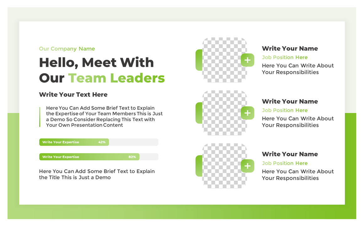 Team Slide for PowerPoint & Google Slides Presentation