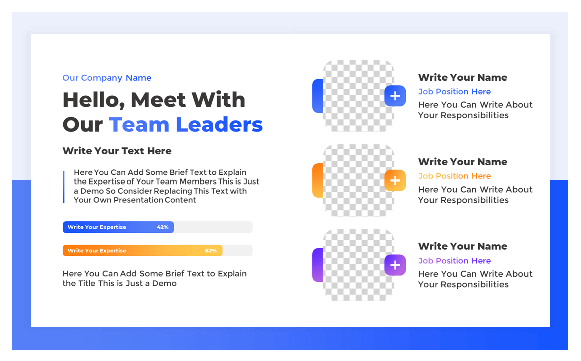 Team Slide for PowerPoint & Google Slides Presentation