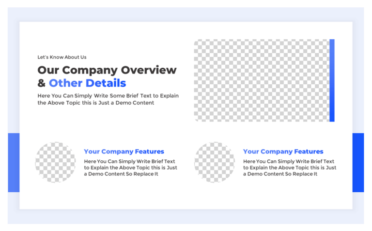 Free PowerPoint About Us or Project Overview Slide Template