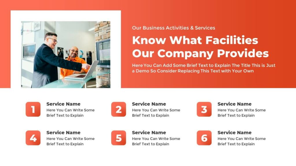 Free Our Services PowerPoint & Google Slides Templates