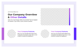 Free PowerPoint About Us or Project Overview Slide Template
